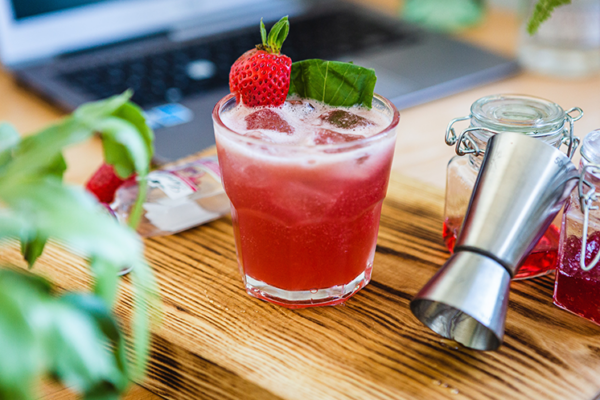 Fraise Sur Fraise – Cocktail & Mocktail fruité | Cherry River