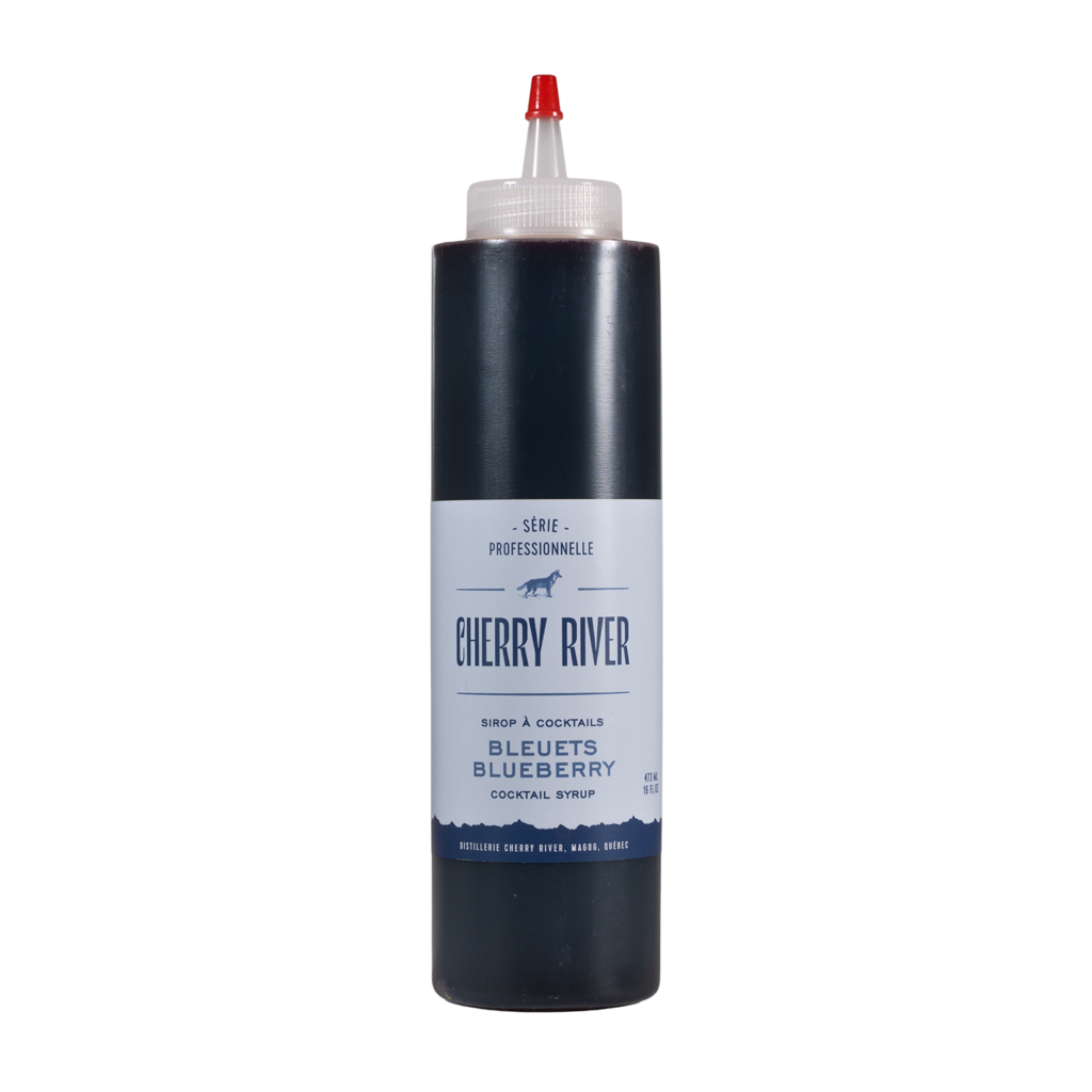 Sirop série pro - Bleuets pour Cocktails Rafraîchissants - Cherry River
